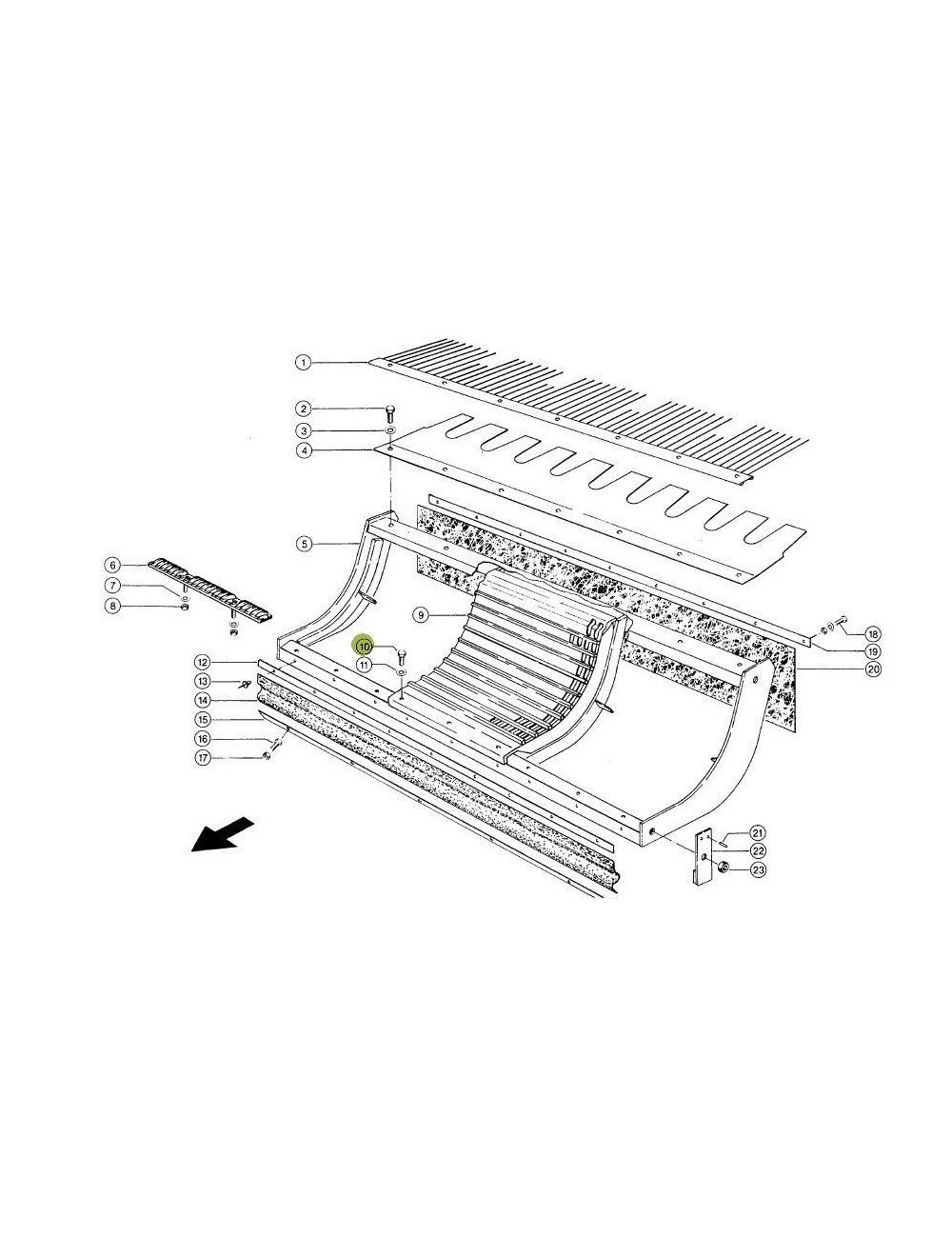 Surub Claas 0006634261 original pentru fixare contra batator