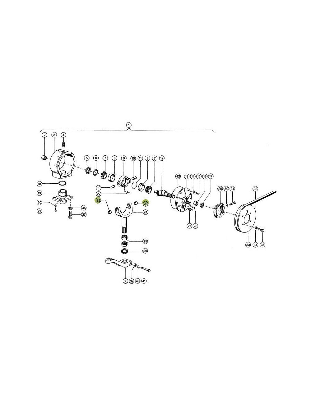 Bucsa bronz grup heder 643628.0 pentru Claas