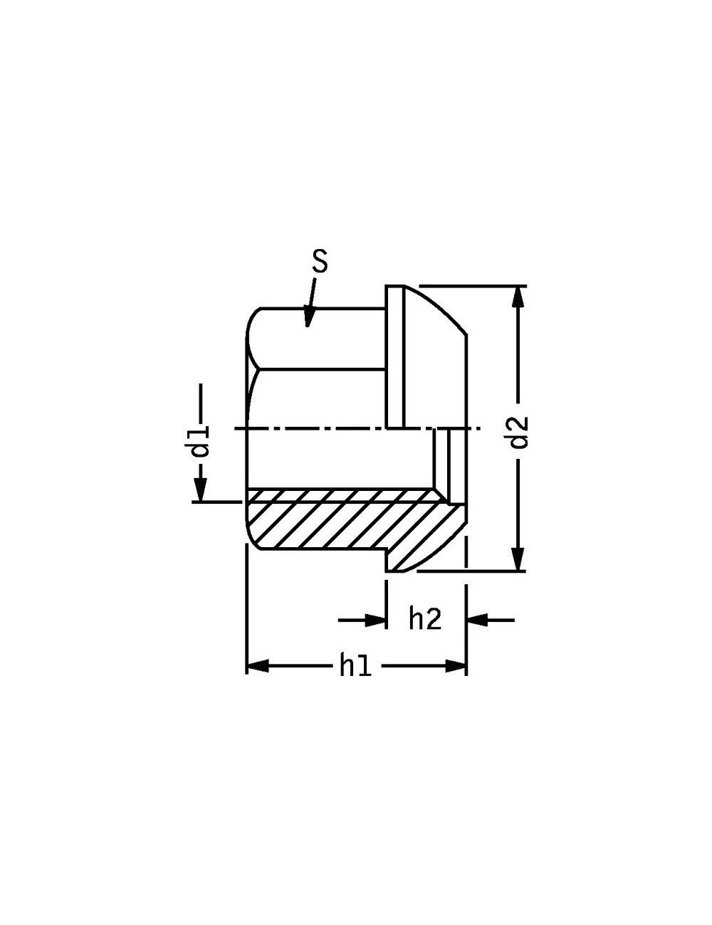 Piulita prezon M16x1.5 CL10